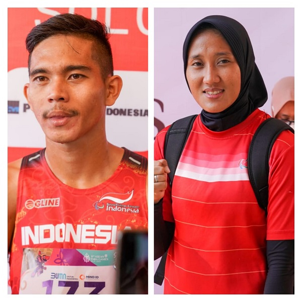 GoRiau - Pasangan Suami Istri Sumbang Medali Emas Bagi Kontingen Para Games Indonesia