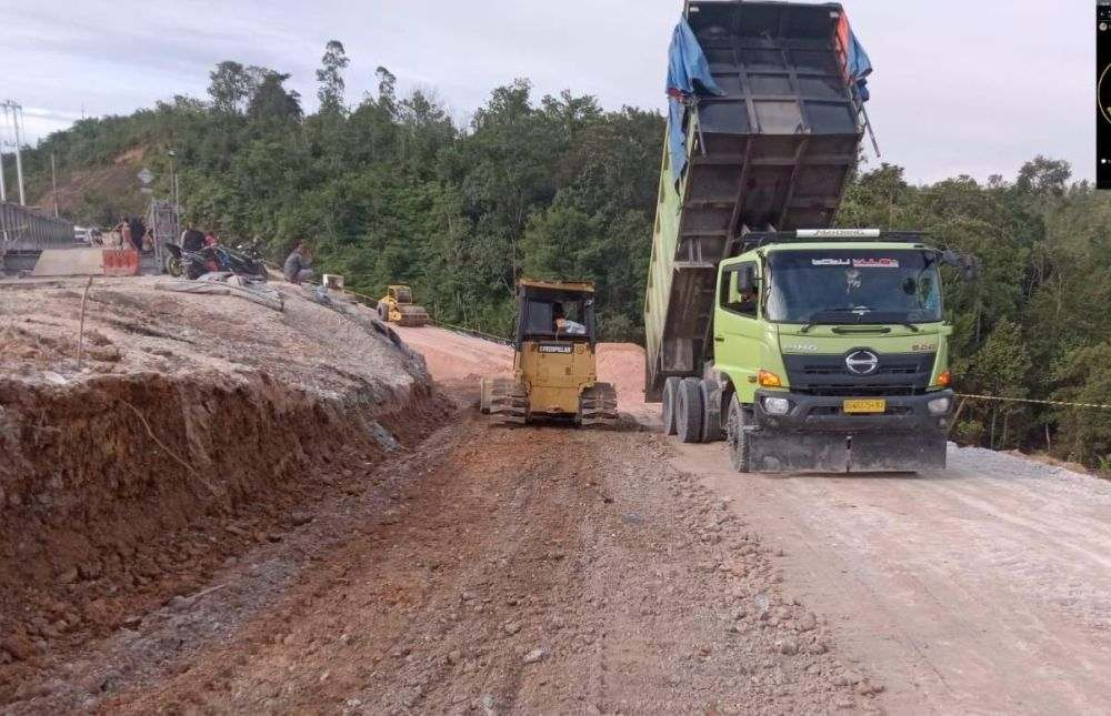 GoRiau - Trase Baru di Jalur Riau - Sumbar Hampir Rampung, BPJN Targetkan Selesai Pekan Depan