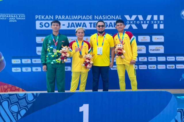 GoRiau - Atlet Riau Muhammad Maulana Kembali Torehkan Medali Emas di Peparnas XVII