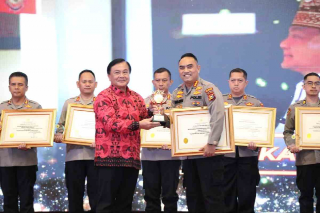 GoRiau - Polresta Pekanbaru Raih Predikat Terbaik Pertama Kompolnas Award Tahun 2022