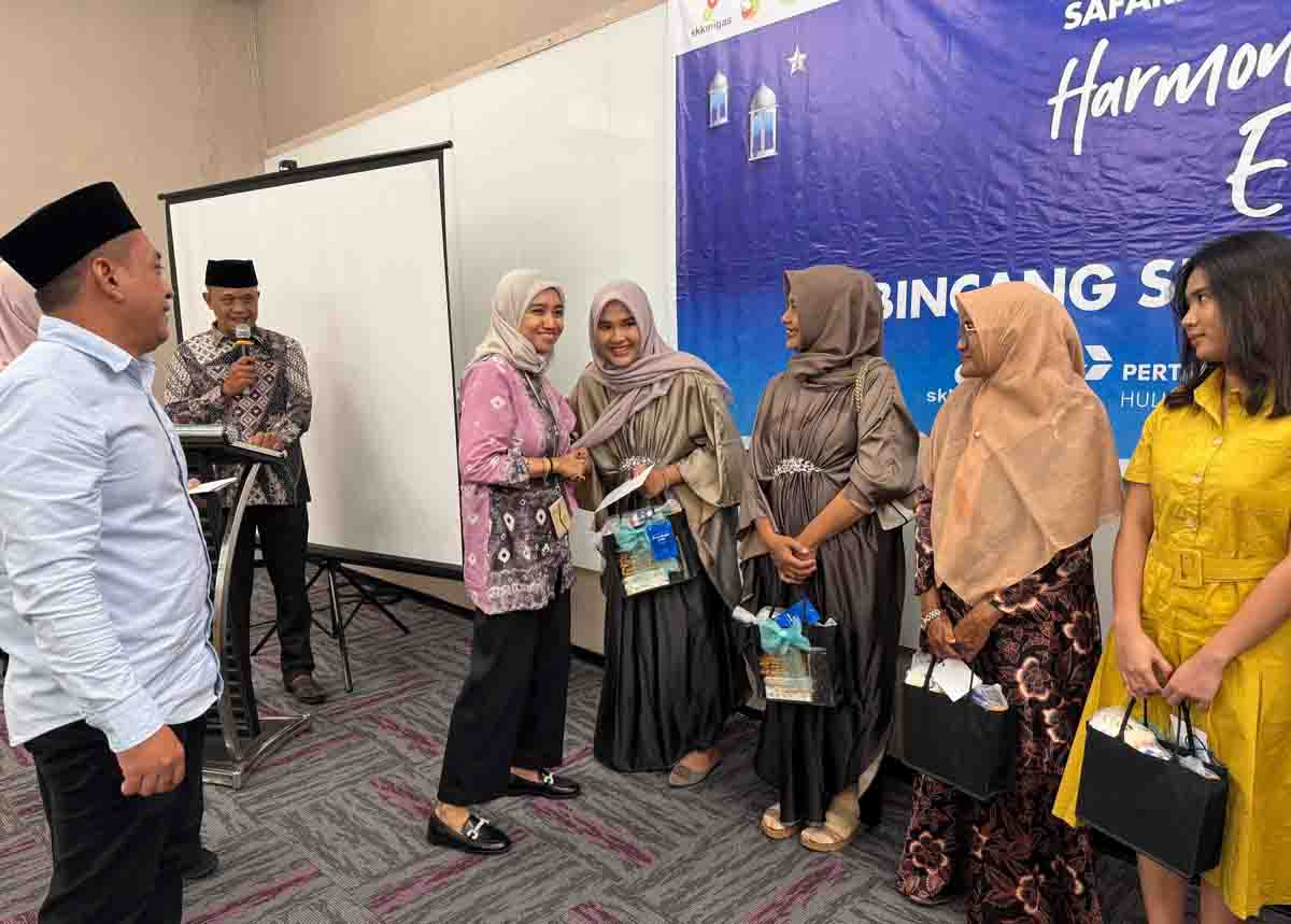 GoRiau - Harmoni Merangkai Energi, PHR Santuni Anak Yatim dan Janda Wartawan