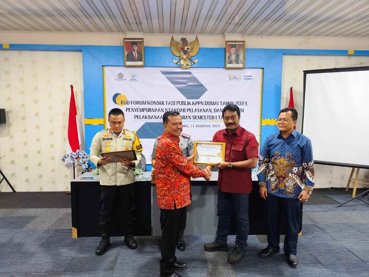 GoRiau - Kantor Imigrasi Kelas II TPI Selatpanjang Raih Penghargaan IKPA Terbaik Triwulan I