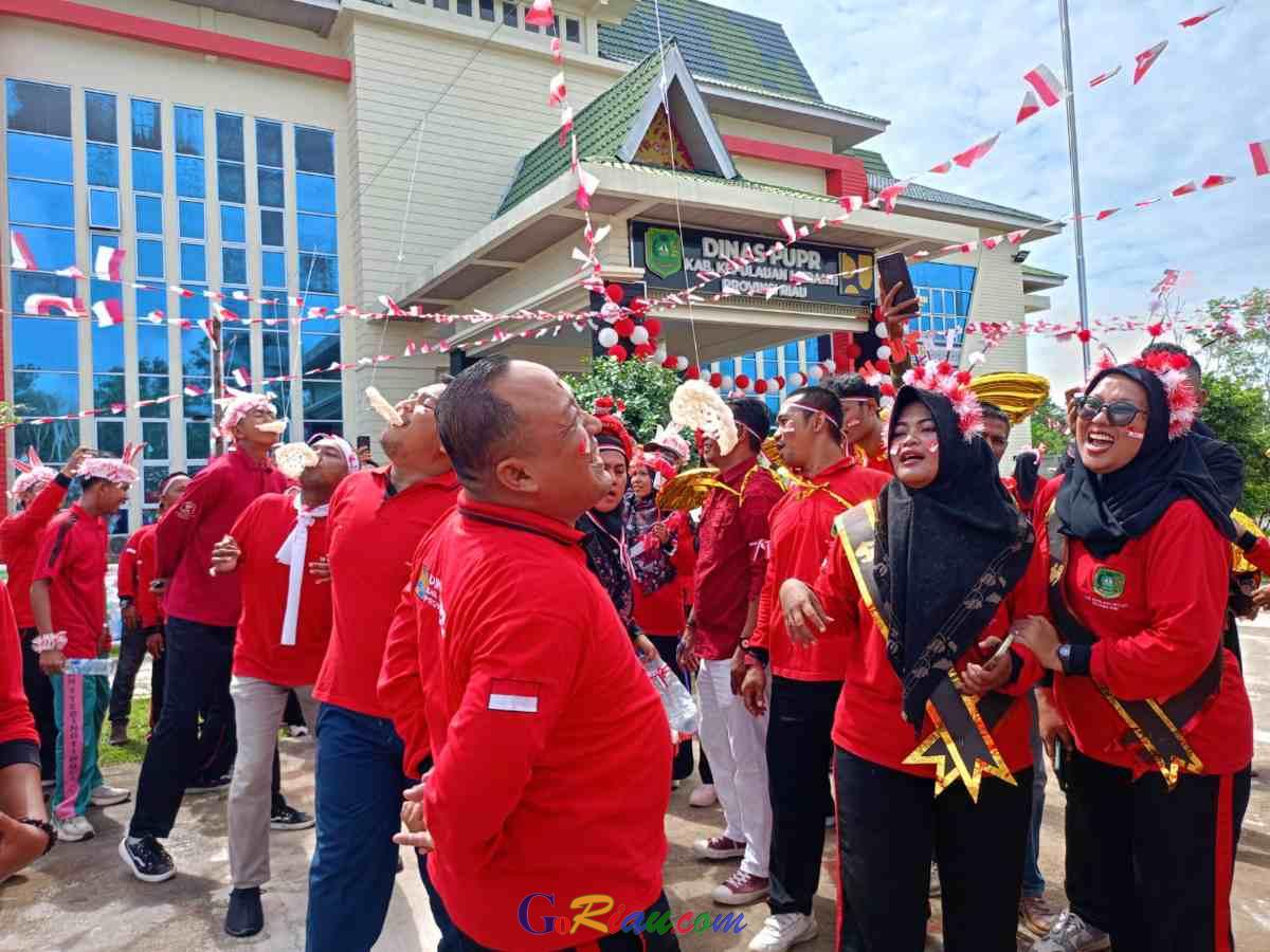 GoRiau - Semarak HUT ke-79 RI, Dinas PUPR Kepulauan Meranti Taja Berbagai Perlombaan