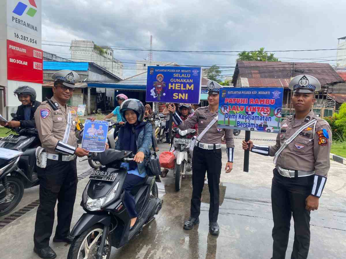 GoRiau - Tiga Hari Operasi Zebra LK 2024 di Meranti, Dua Ditilang dan Ratusan Pengendara ...