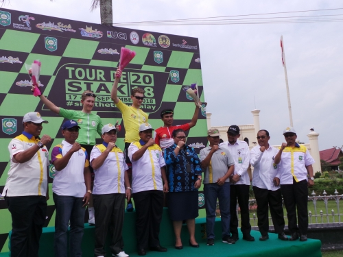 GoRiau - Dimas Febri Saputra Team BSP Siak Raih Jersey Merah Putih di ...