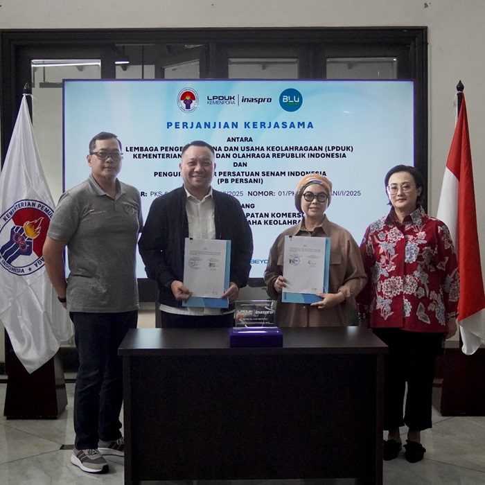 GoRiau - LPDUK Kemenpora Inaspro dan PB Persani Tandatangani Kerjasama