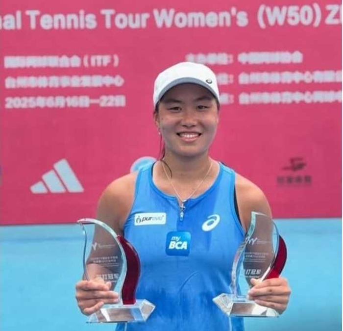 GoRiau - Juara Tunggal Putri ITF W50, Janice Tjen: Diluar Ekspetasi