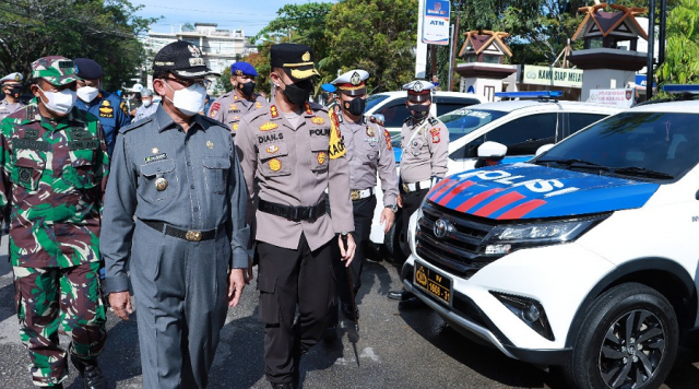 GoRiau - Pimpin Apel Gelar Pasukan Operasi Ketupat Lancang Kuning, Ini Pesan Bupati Inhil