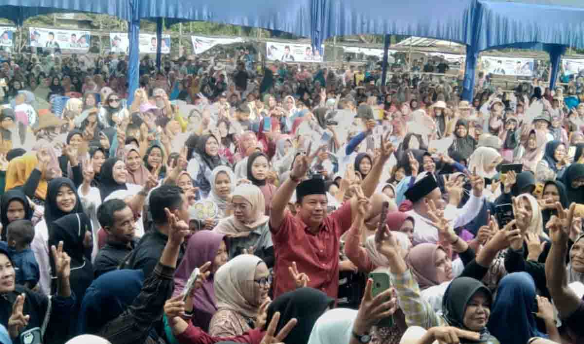 GoRiau - Ribuan Warga Peranap Padati Syukuran Dodi Irawan Bakagojoo dan ...