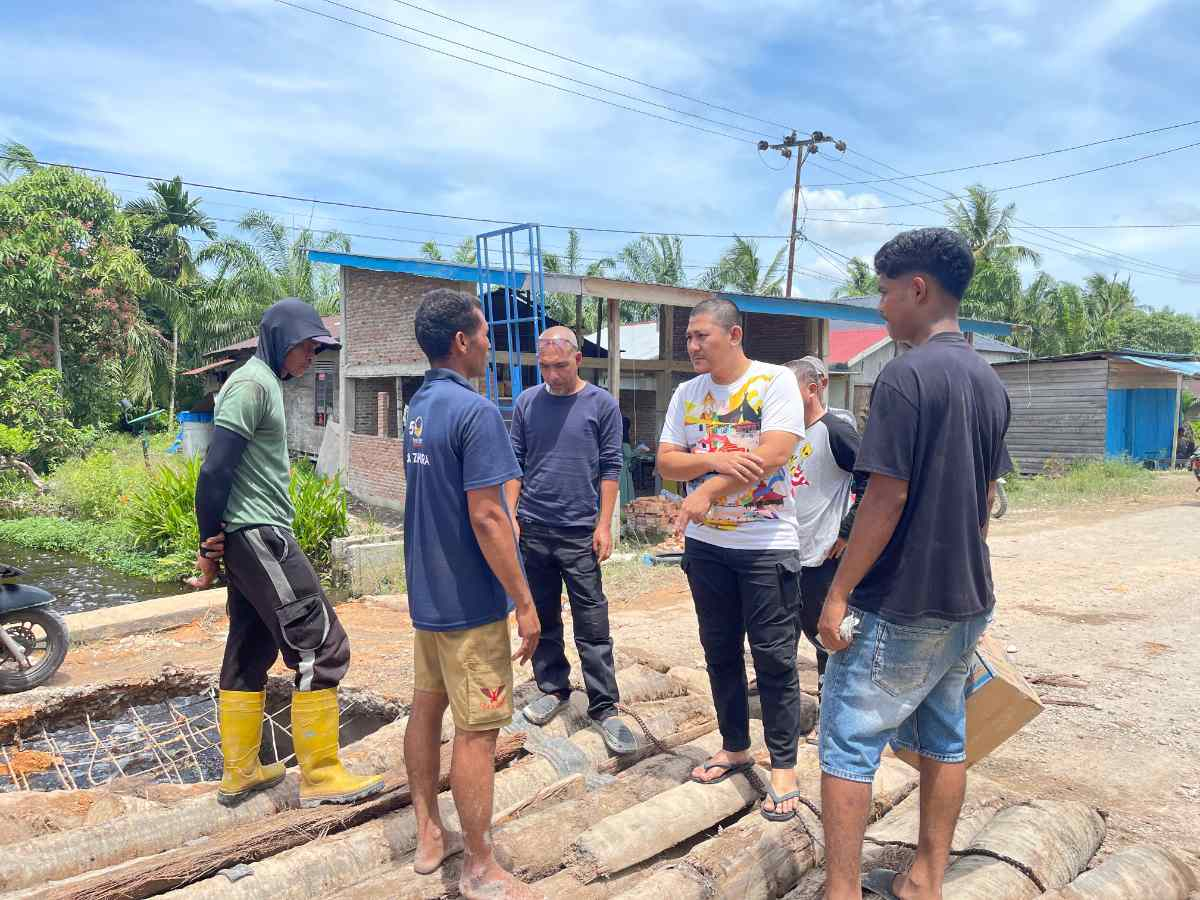 GoRiau - Dinas PUPR Riau Tinjau dan Siapkan Perbaikan Box Culvert Jalan ...