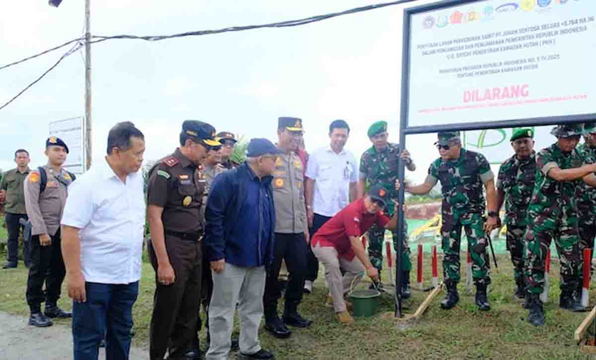 GoRiau - Satgas PKH Sita 5.764 Hektare Lahan PT Johan Sentosa di Kampar