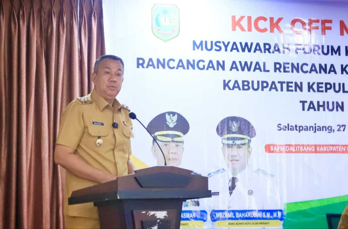 GoRiau - Ranwal RKPD 2027, Wabup Muzamil Ingin Pembangunan Dirasakan ...