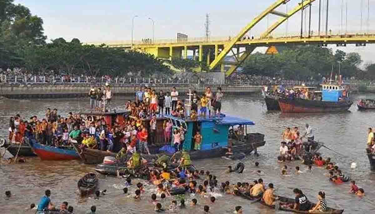 GoRiau - Petang Megang di Pekanbaru Tahun Ini Berlangsung Sederhana ...