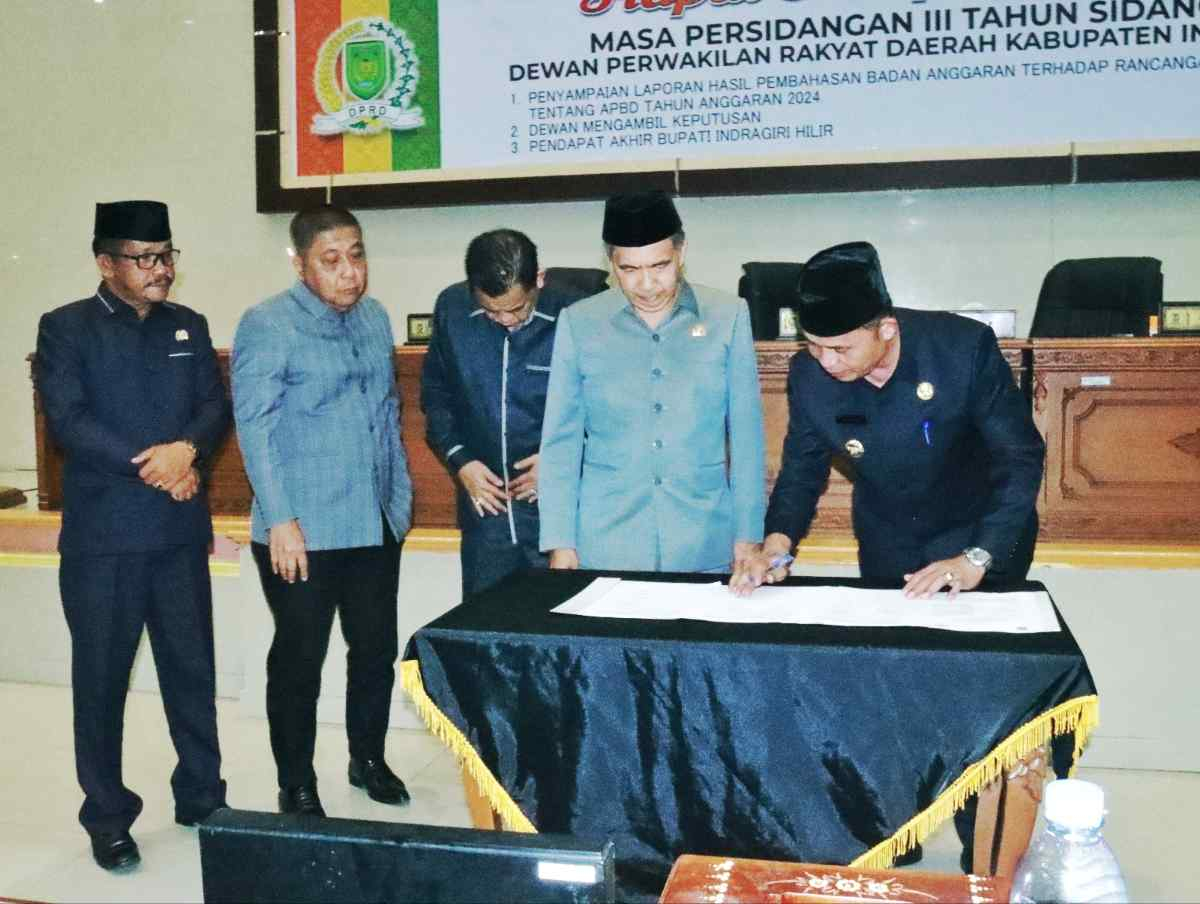 GoRiau - APBD Inhil 2024 Disepakati Rp 2,5 Triliun Lebih