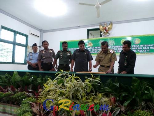 GoNews - PN Siak Canangkan Pembangunan Zona Integritas Menuju WBK dan WBBM