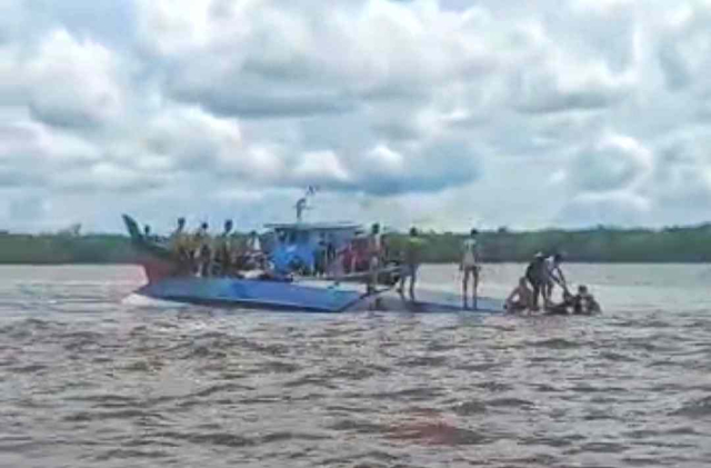 GoRiau - Polisi Tetapkan 2 Tersangka Tragedi Kapal SB Evelyn Calisca 01 ...