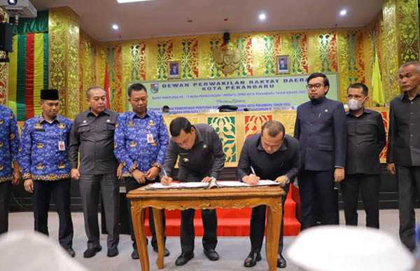 GoRiau - APBD Kota Pekanbaru Tahun 2023 Disahkan Rp2,699 Triliun