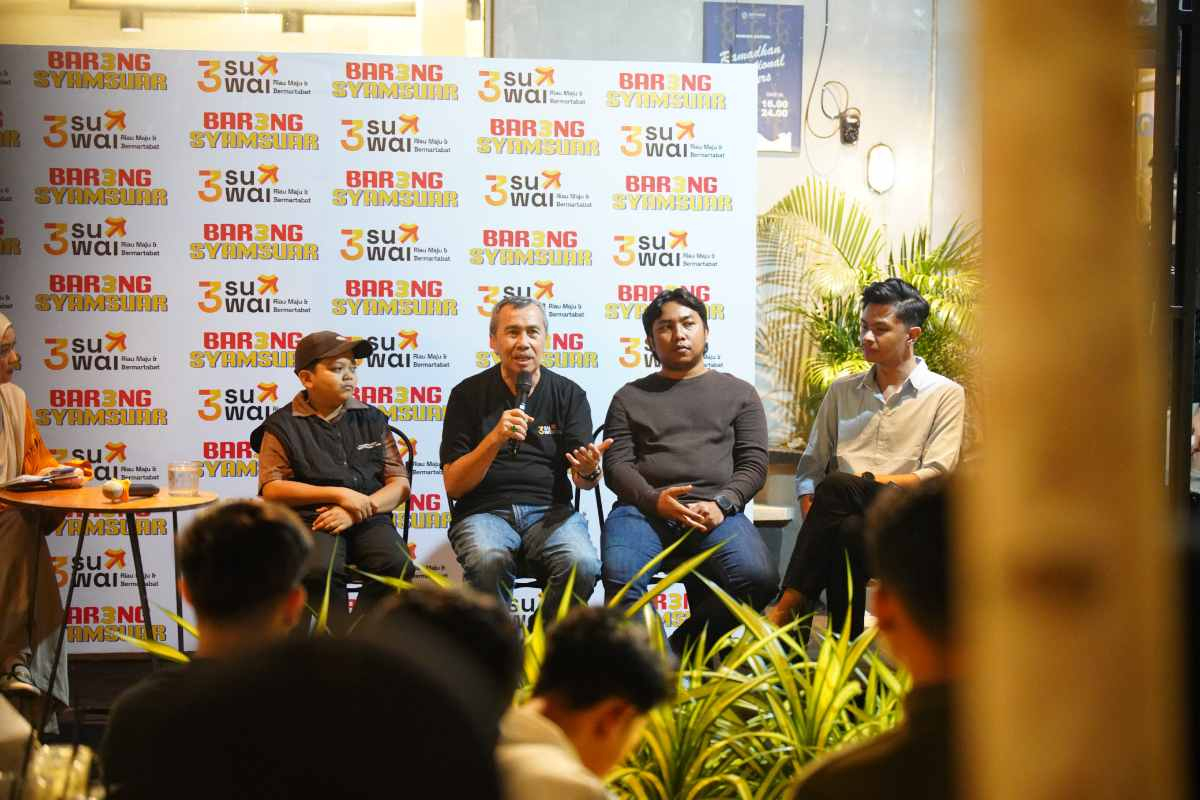 GoRiau - Generasi Milenial Ngobrol Bareng Cagubri Syamsuar, Diskusi Isu ...