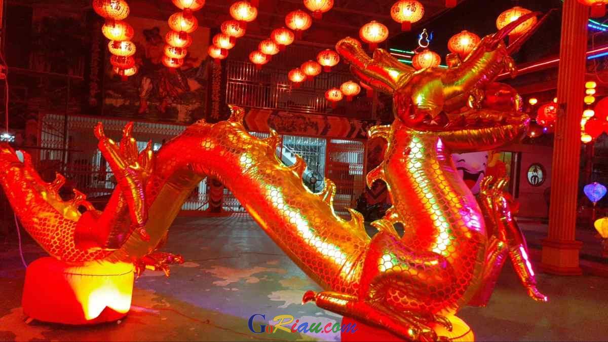 GoRiau - Malam Menyambut Imlek 2575, Kota Bagansiapiapi Dipenuhi Warna ...