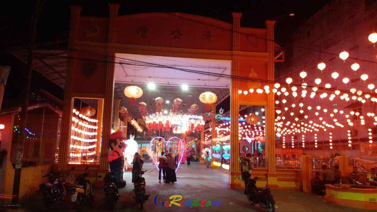GoRiau - Malam Menyambut Imlek 2575, Kota Bagansiapiapi Dipenuhi Warna ...